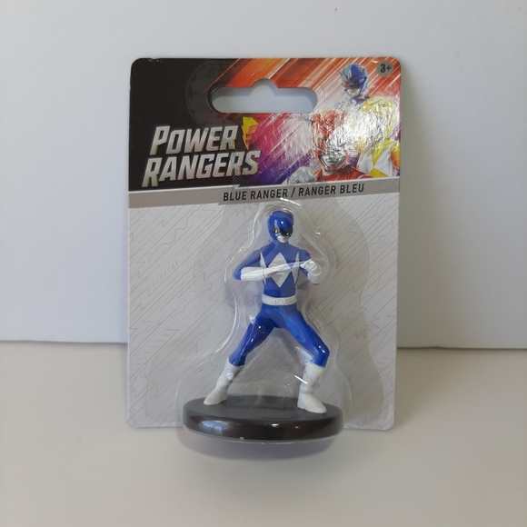 Power Ranger | Toys | Power Rangers Blue Ranger Mini Figure Hasbro 25 ...